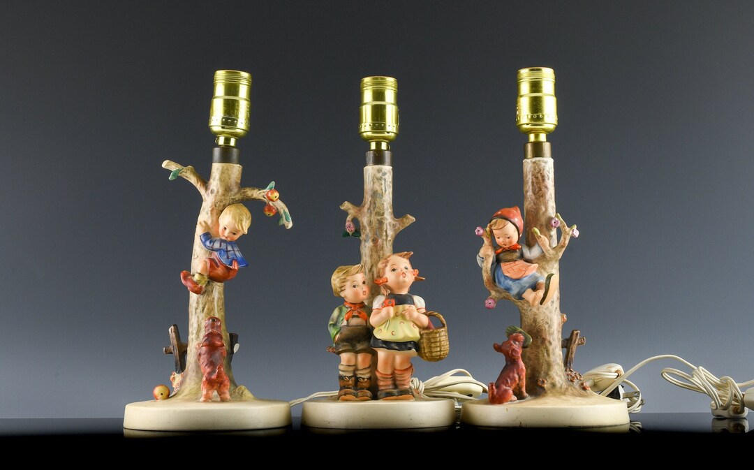 Your Choice of Older Vintage Hummel Figural Table Lamps Pick From Out ...