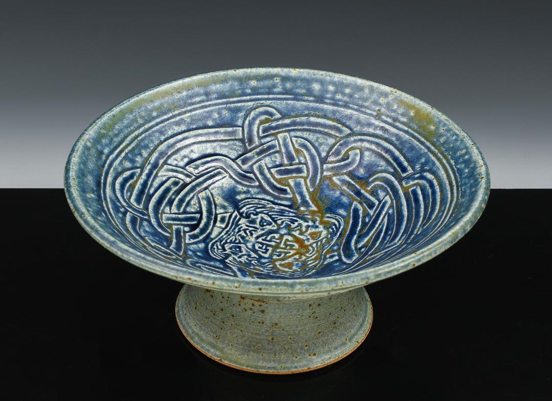 Eye Catching Vintage Signed Steve Irvine Canadian Studio Art Pottery ...