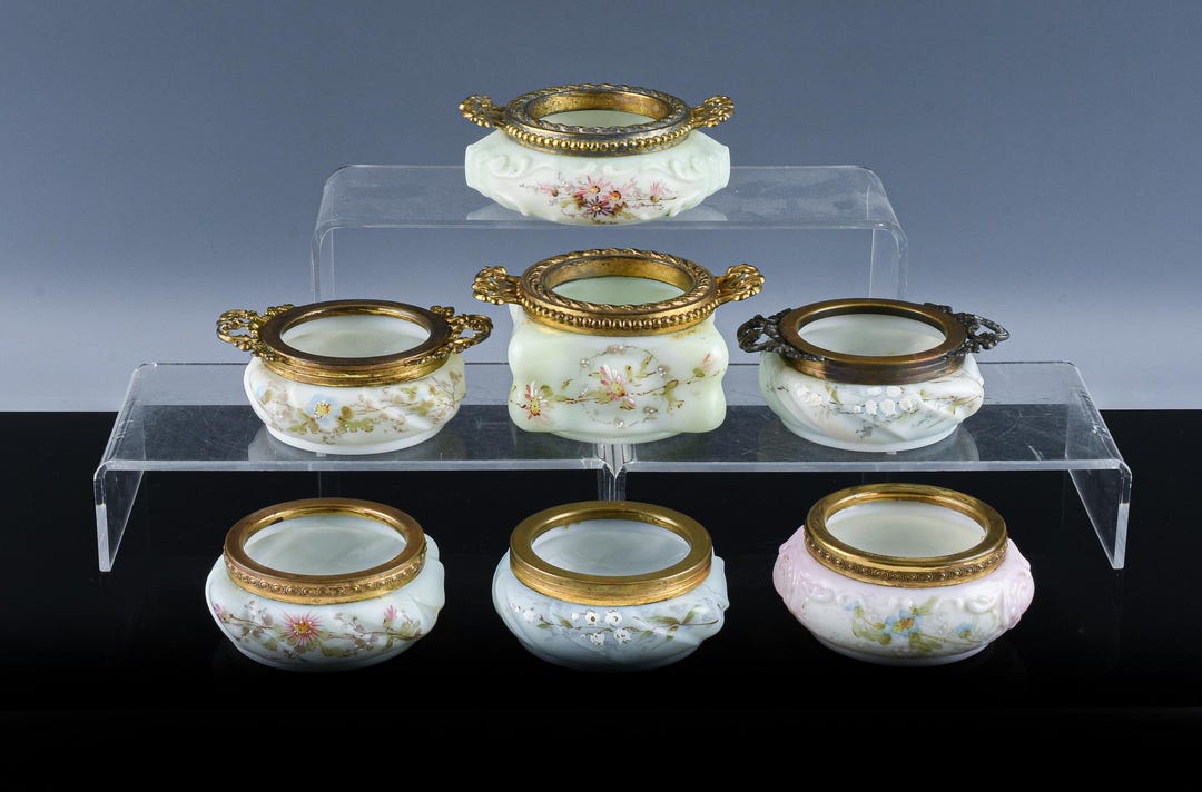 YOUR CHOICE - Collection of Old Antique Victorian Hand Painted Wave ...