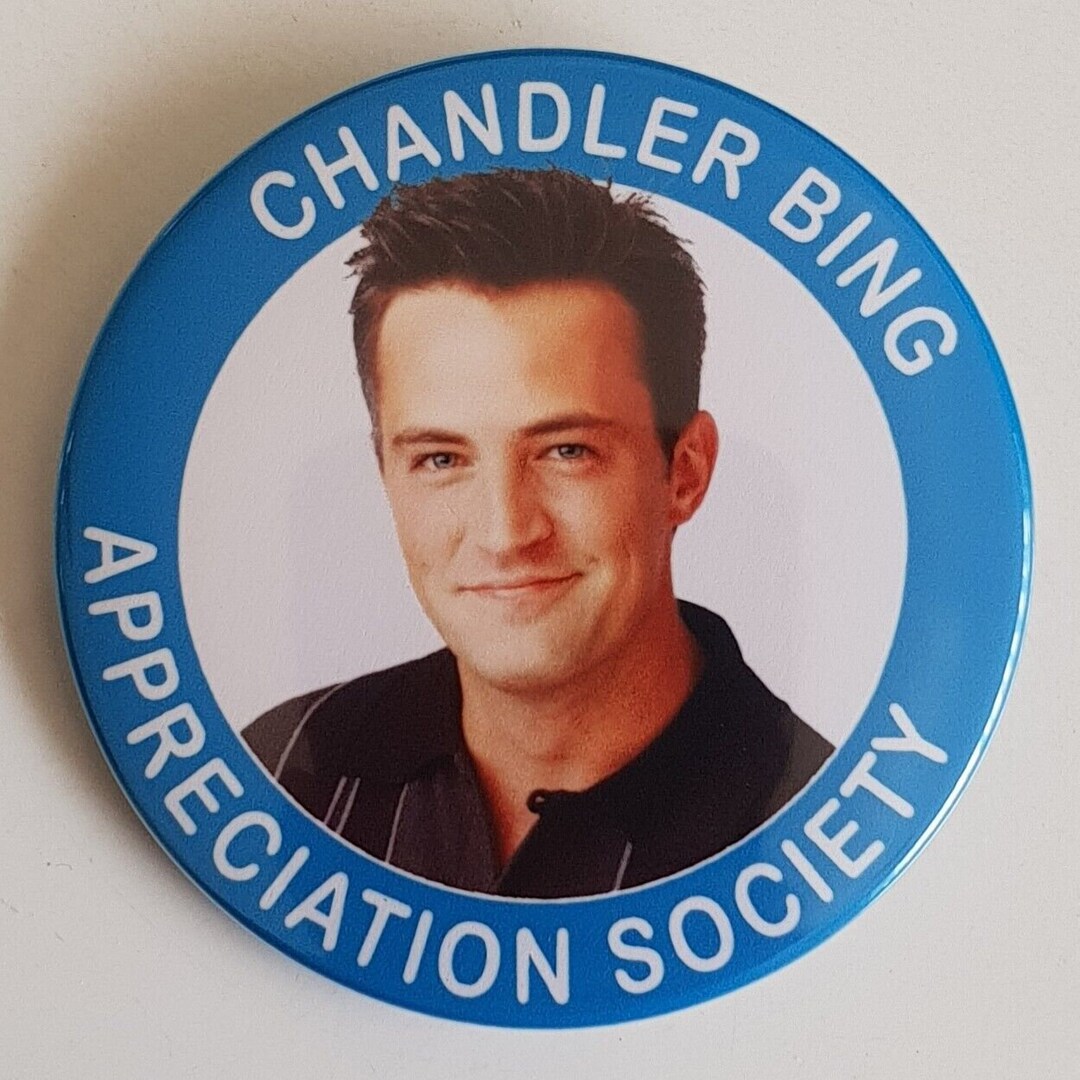 Chandler Bing Appreciation Society Badges & Magnets Friends Matthew ...