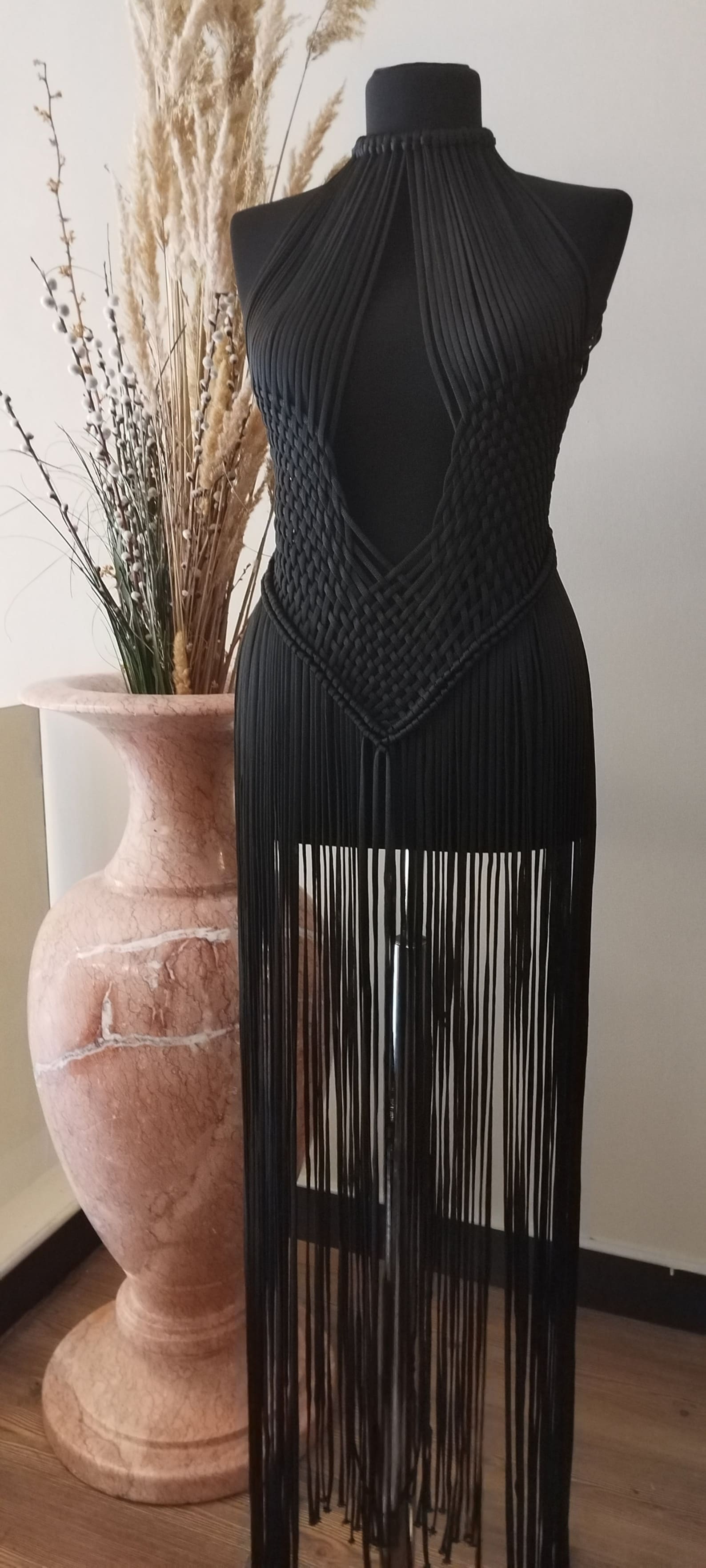 Macrame Dress , Birthday Dress , Shiny Material , Crazy Party Dress ...