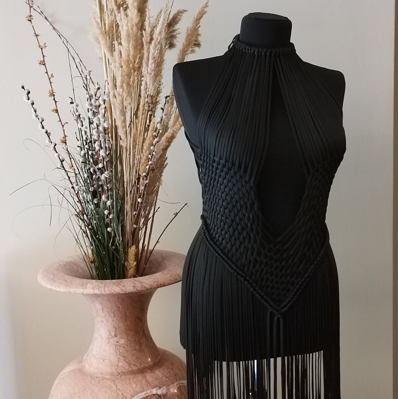 Macrame Dress , Birthday Dress , Shiny Material , Crazy Party Dress ...