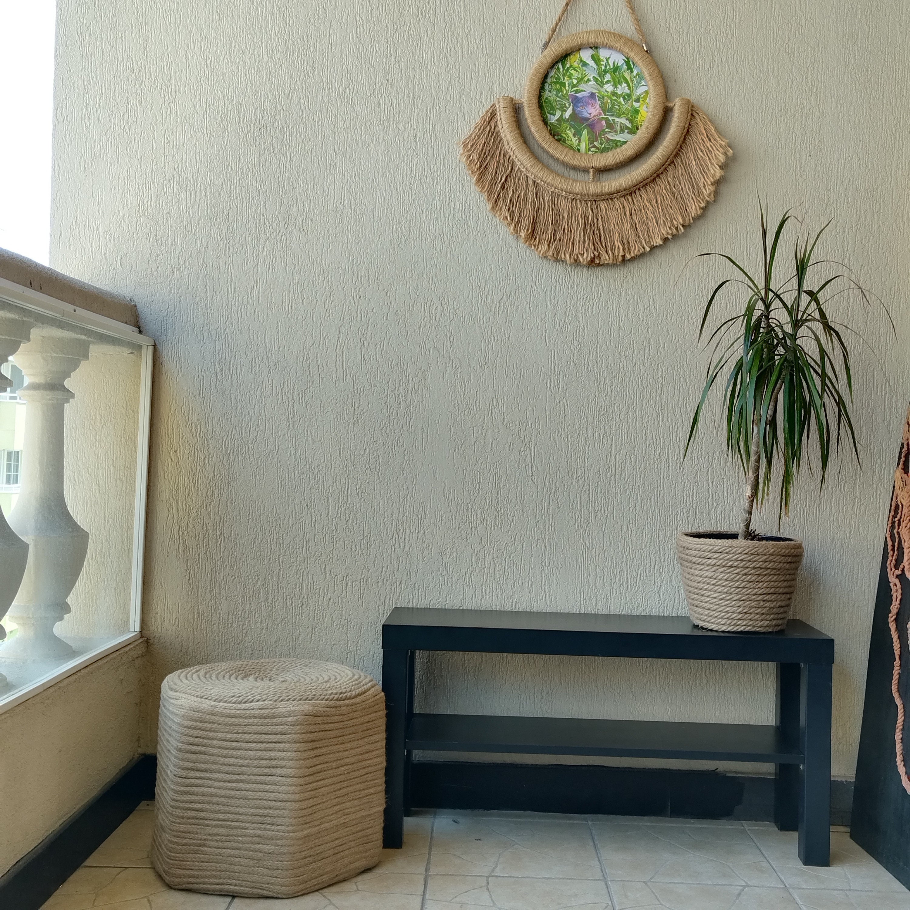 Rope Wall Décor ,rope Wall Art Photo Frame , Fiber Art, Boho Wall ...