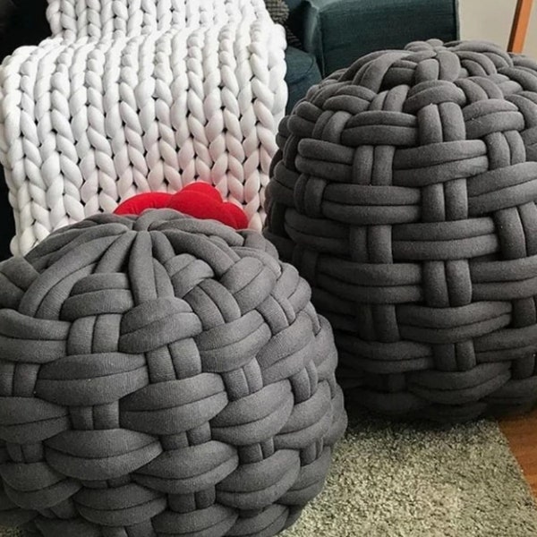 Knit Bean Bag - Etsy