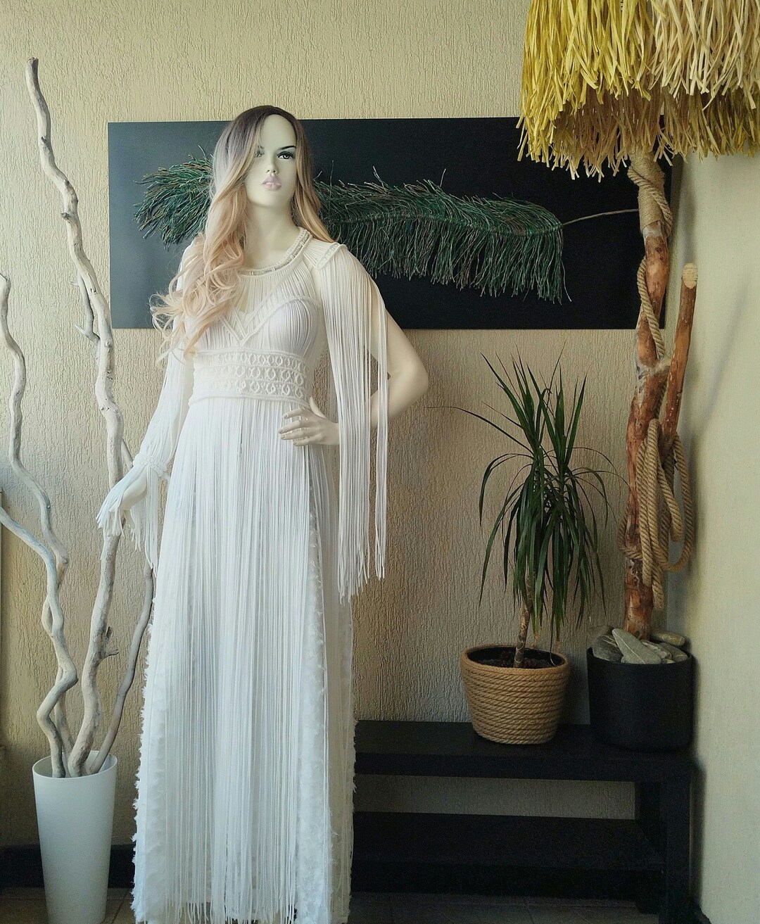 Macrame Dress, Boho Festival Clothing, Rave Outfit, Burning Man or ...