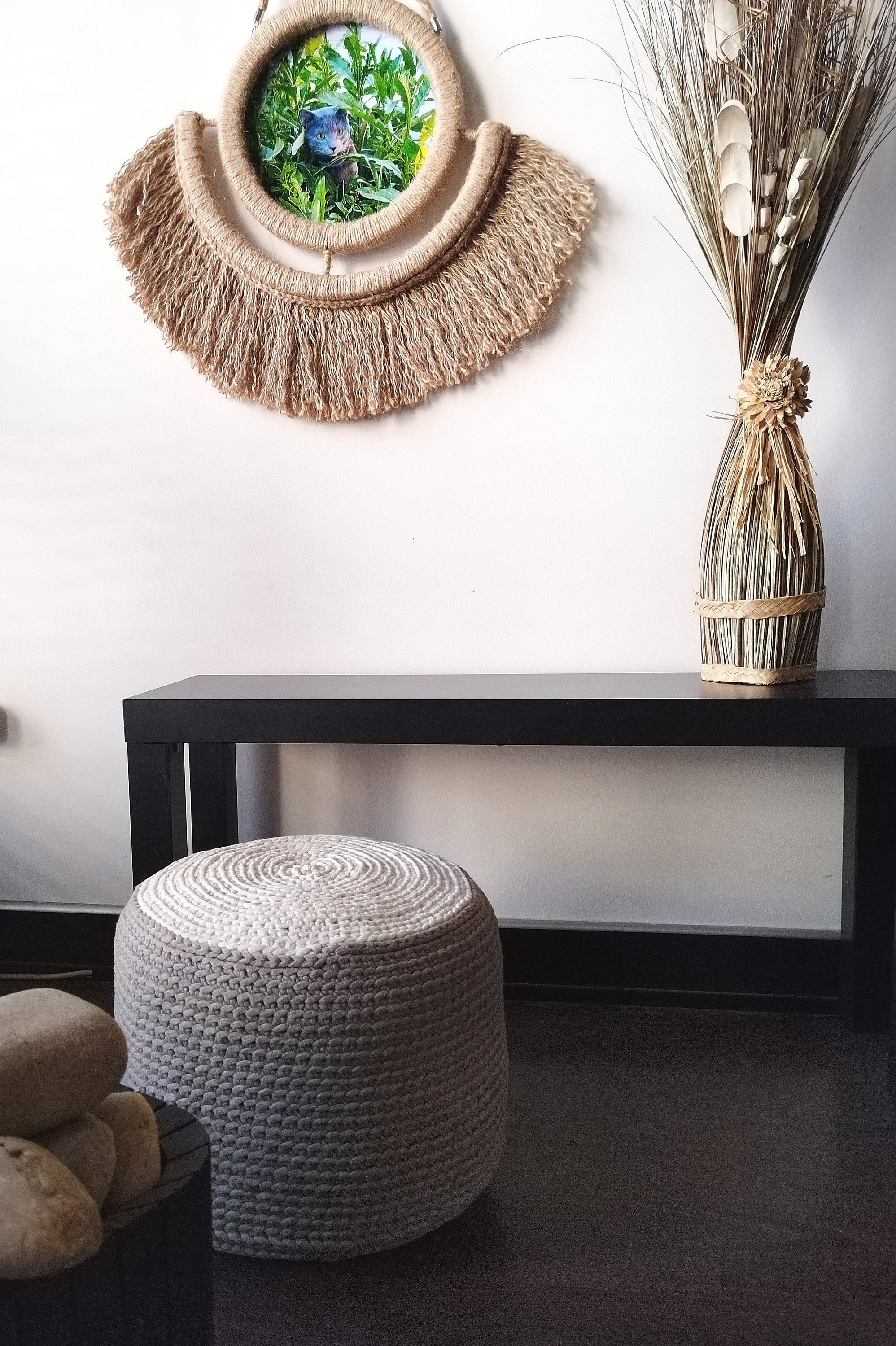 Rope Wall Décor ,rope Wall Art Photo Frame , Fiber Art, Boho Wall ...