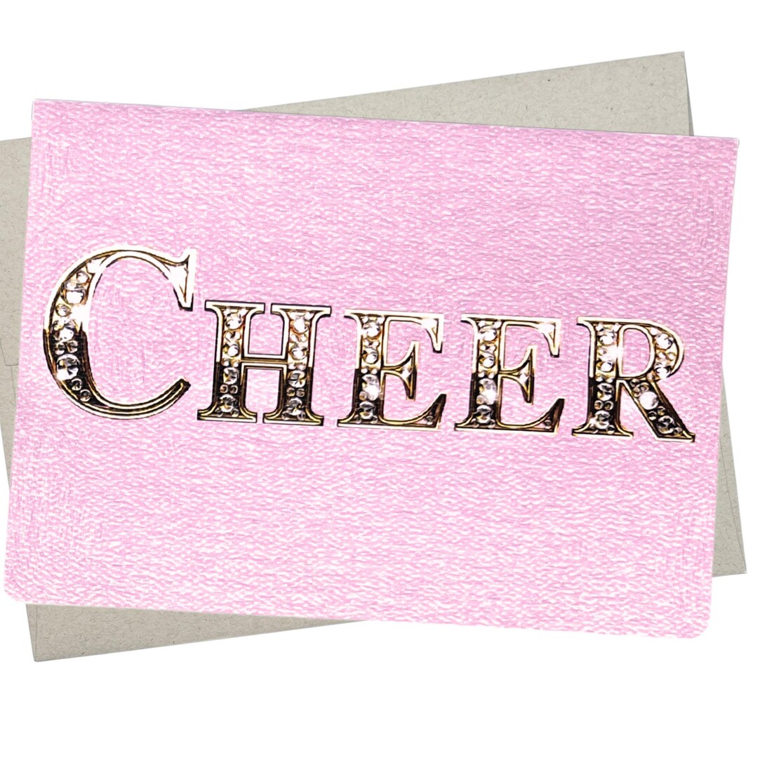 Cheerleader Card, Cheer Birthday Card (1 Premium Card, 5X7 Inch) Also ...