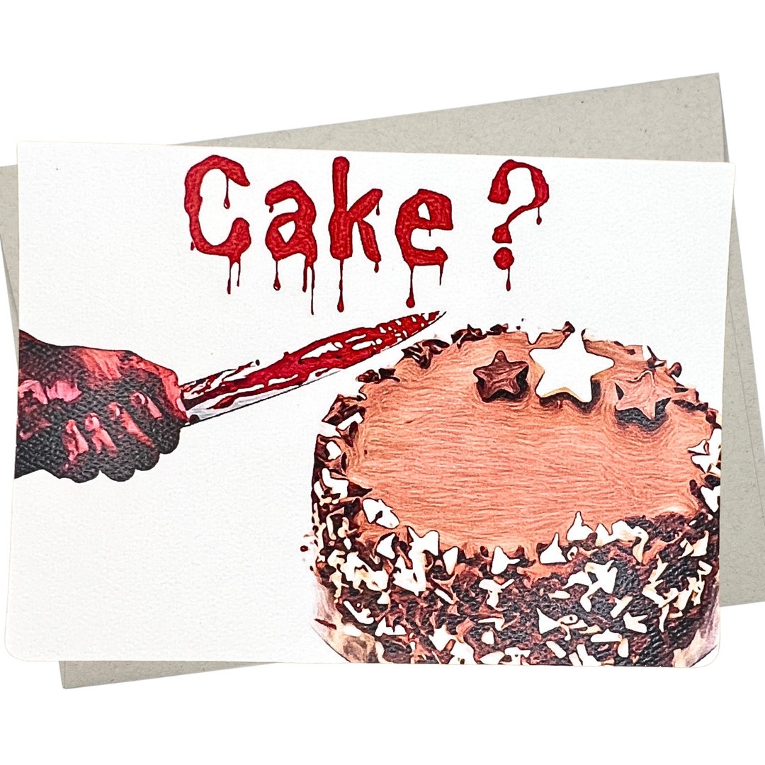 Horror Birthday Card, Funny Unique Horror Happy Birthday Card (1 ...