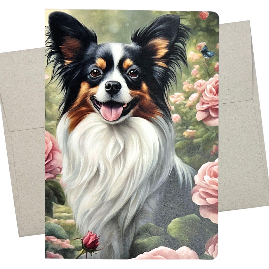 Papillon Card, Papillon Birthday Card (1 Premium Card, 5X7 Inches ...