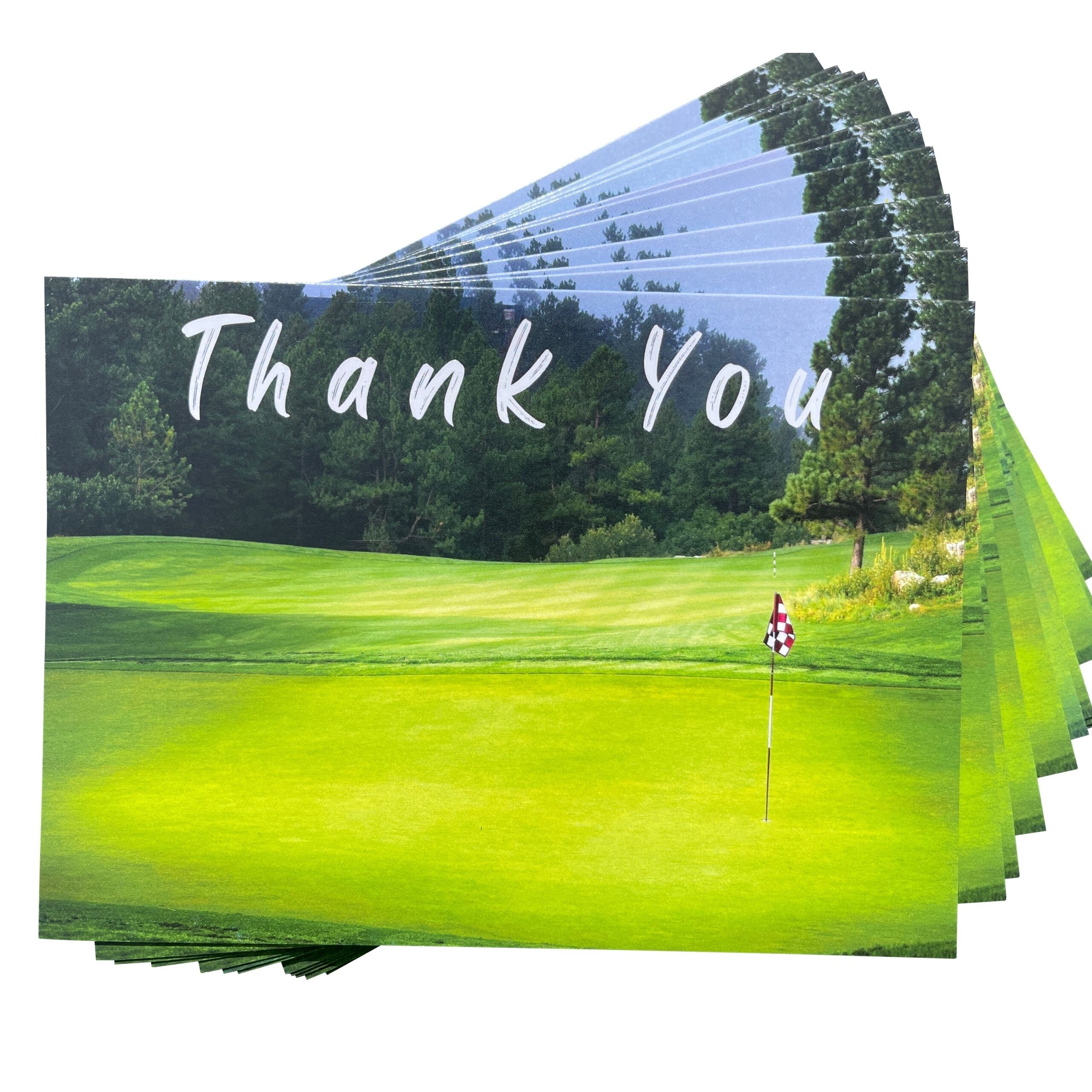 Golf Funeral Sympathy Thank You Cards With Envelopes 24 Pack - Etsy