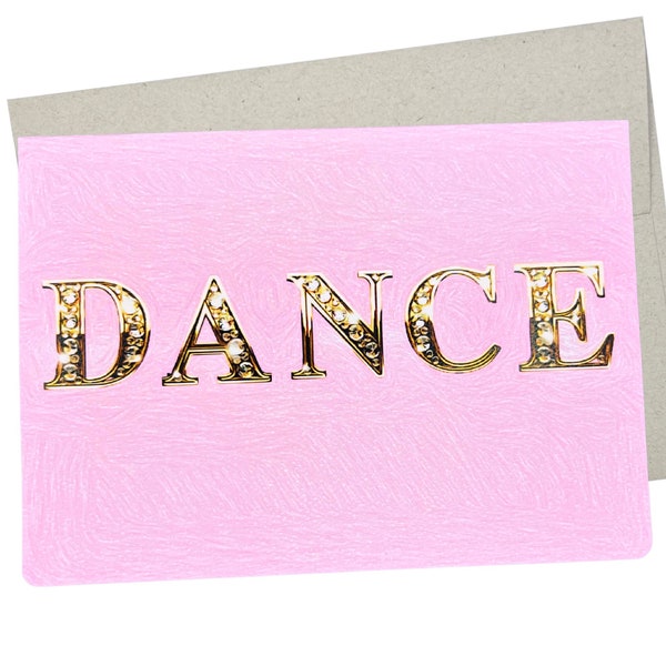 Dance Recital Card - Etsy