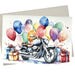 Motorcycle Birthday Card (1 Premium Card, 5X7 Inch) Also for Motorcycle ...
