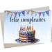 Beautiful Spanish Birthday Card With Cake, Feliz Cumpleaños (1 Premium ...