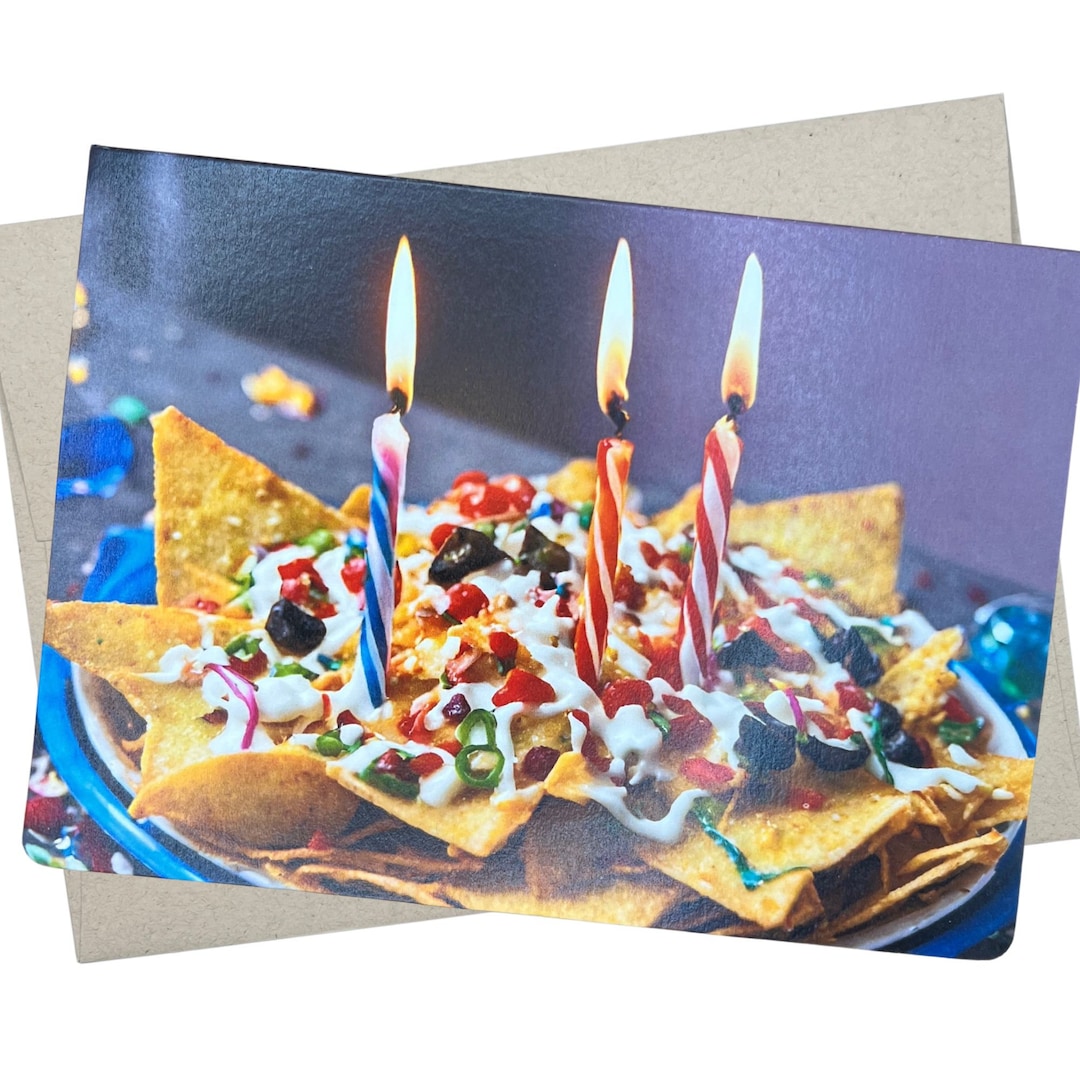 Nacho Birthday Card, Nachos Happy Birthday Card (1 Premium Card, 5X7 ...