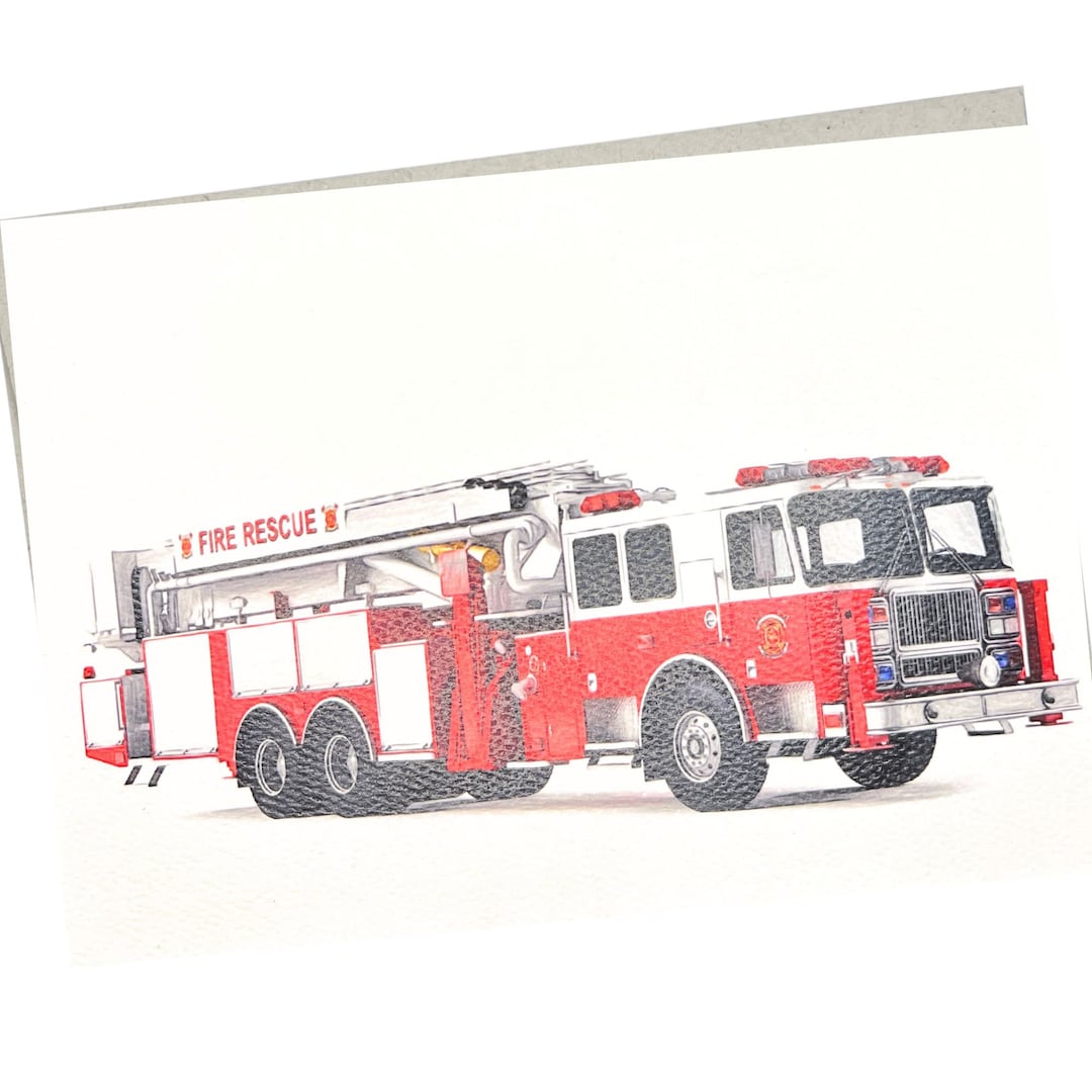 Firefighter Card for Retirement or Graduation (1 Premium Quality Folded ...