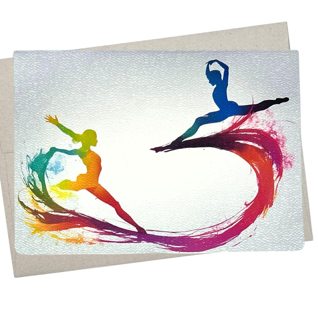 Gymnastics Birthday Card, Gymnast Congratulations Card (1 Premium Card ...