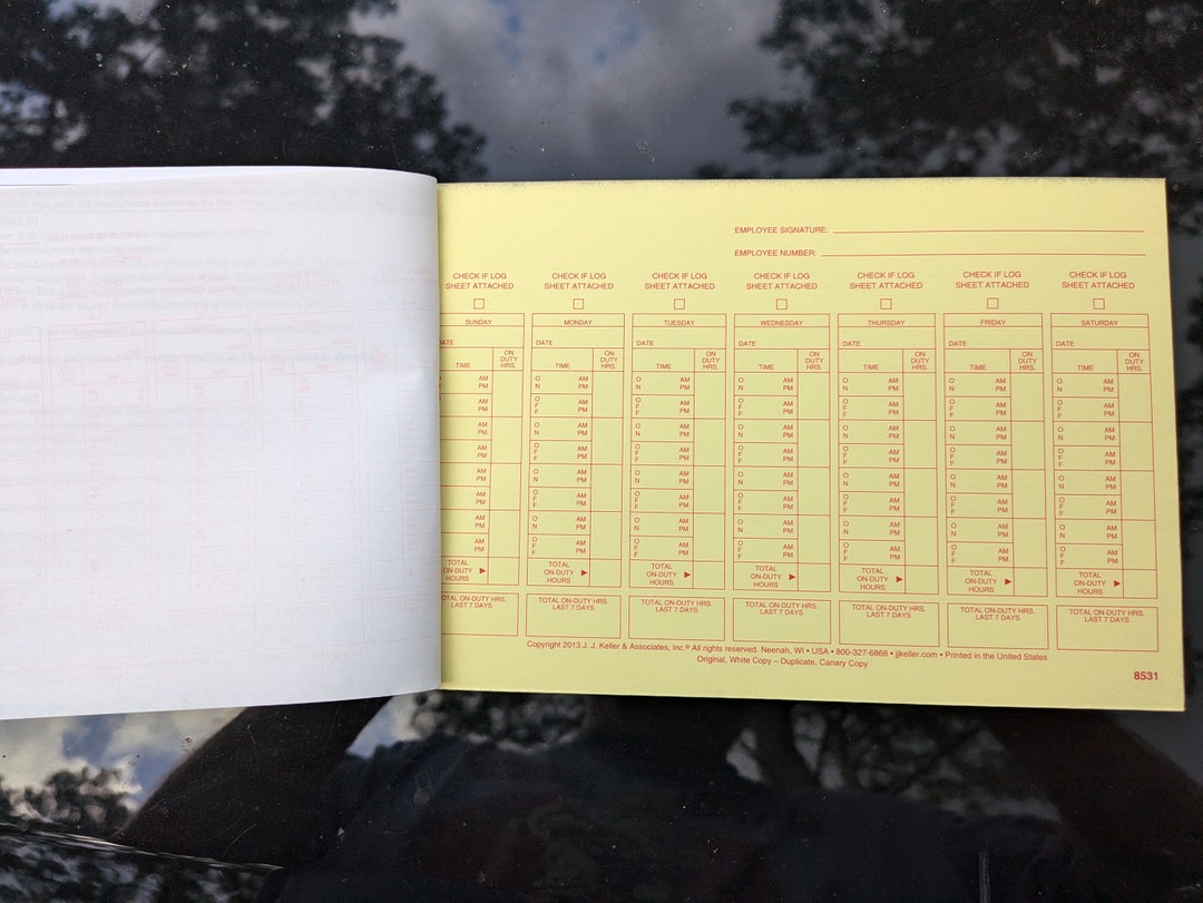 Keller Driver S. Logbook - Etsy