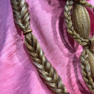 Renaissance Hair Extension • Clip in • Princess Braid • Wedding ...