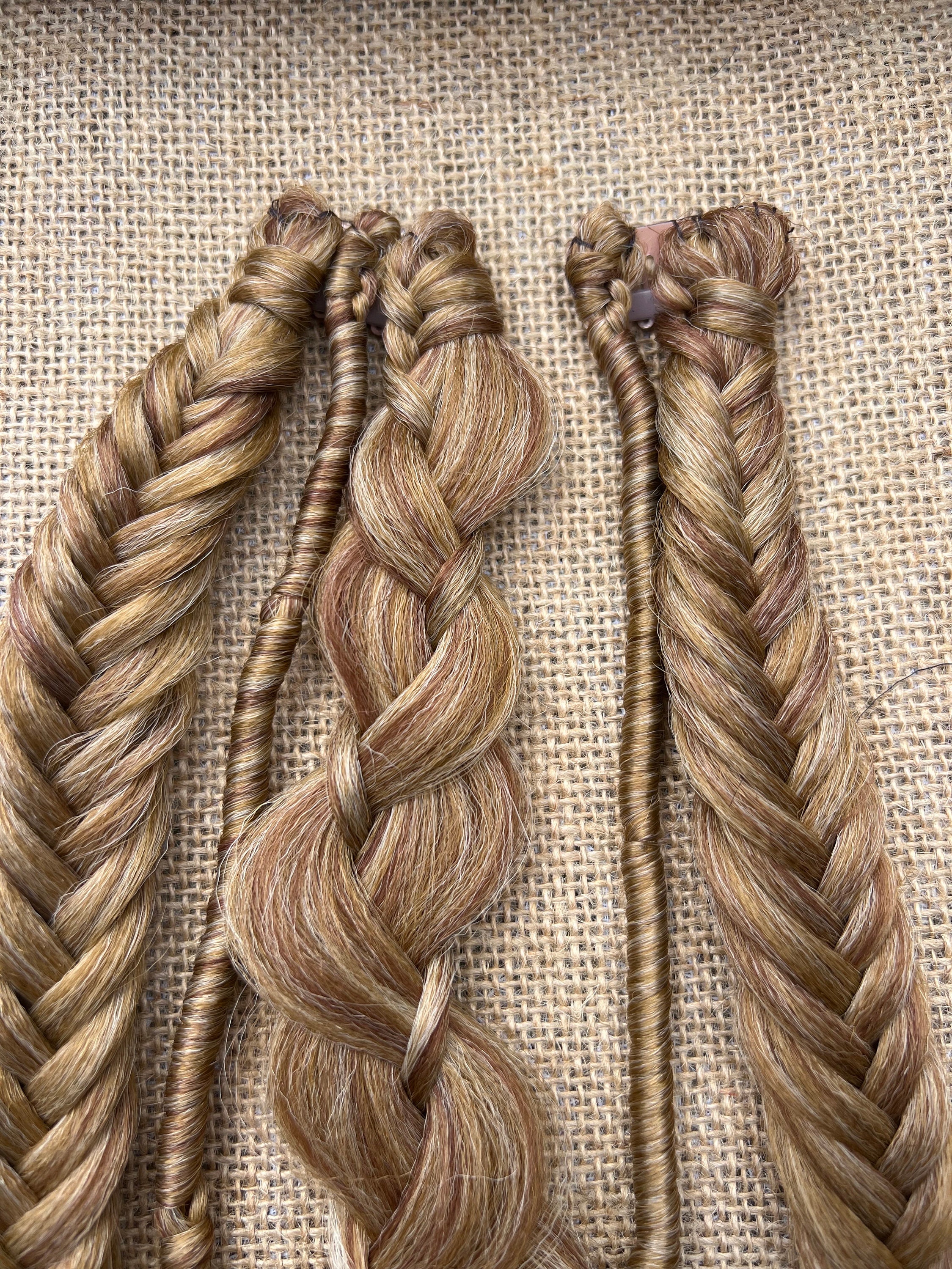 Fishtail Braids With Viking Dreadlocks • Boho Braids - Light Brown - Etsy