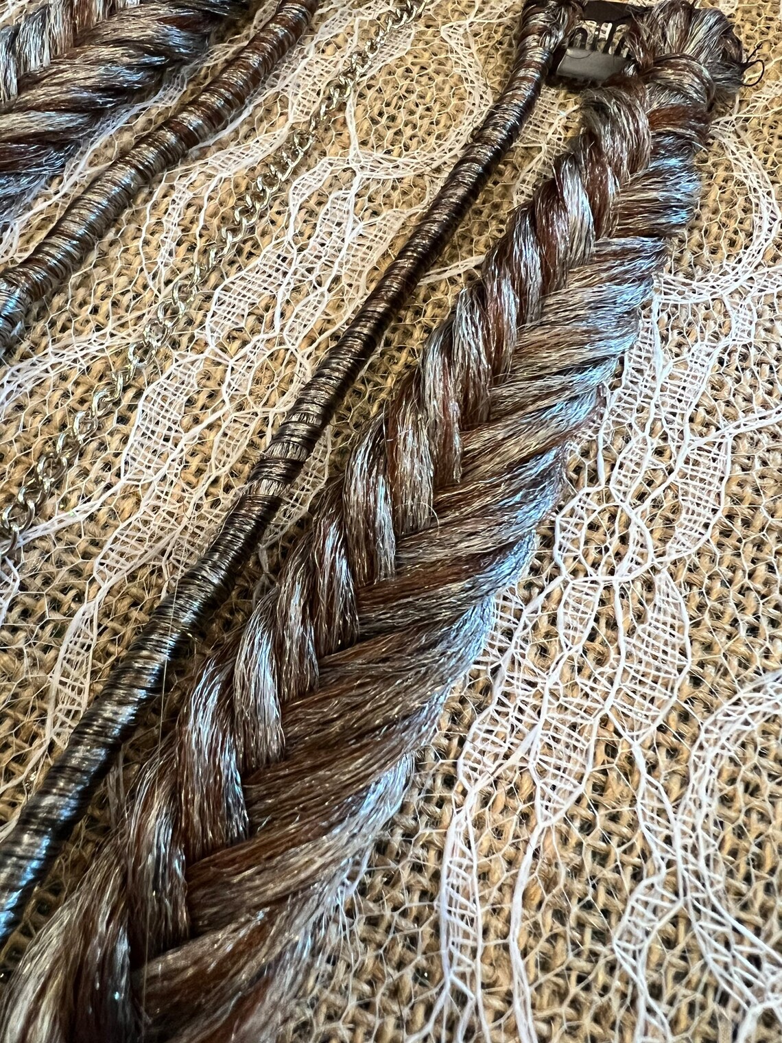 Herringbone Braid With Feather • Braid Ponytail Tie • Boho • Hippie ...
