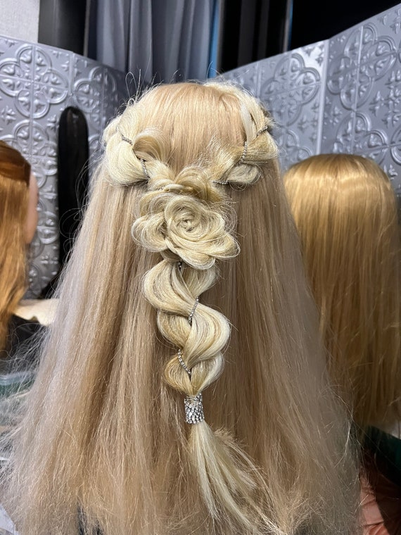 Krullende Prom Kapsels Met Vlecht Gala & Feestkapsels