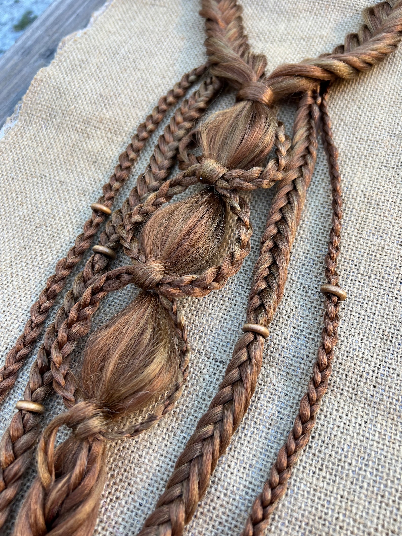 Red Haired Renaissance Hair Extension • Clip in • Princess Braid ...