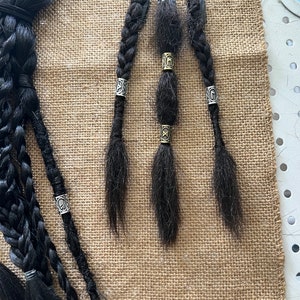 Viking Braided Beard Clip-in • Renaissance • Pirate • Octoberfest ...