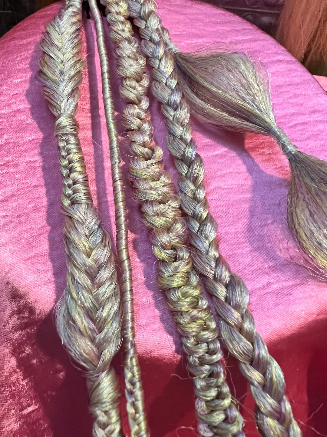 Small Pastel Viking Braids bubble Braids Festival Braids Festival Hair ...