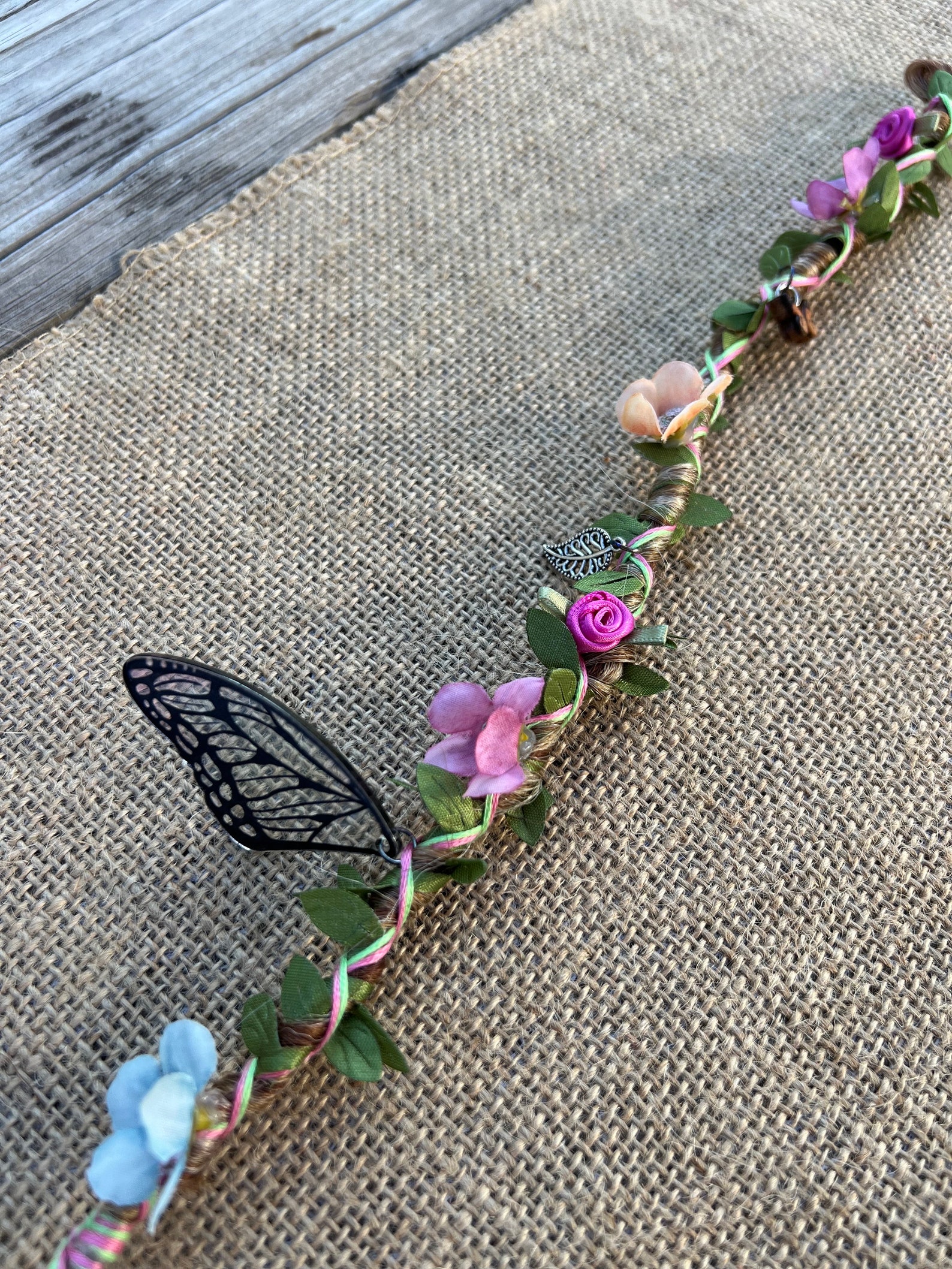 Fairy Loc | Flowered Fairy Dreadlock | Festival Hair Wrap | Various ...