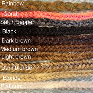 Braided Fishtail Ponytail Hair Extension • Viking • Festival • Wedding ...