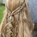 Renaissance Hair Extension • Clip in • Princess Braid • Wedding ...