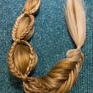 Braided Fishtail Ponytail Hair Extension • Viking • Festival • Wedding ...