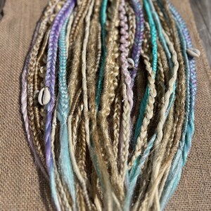 Mermaid Braids and Dreadlock Extensions for Boho Hair • SE Dreads •pre ...