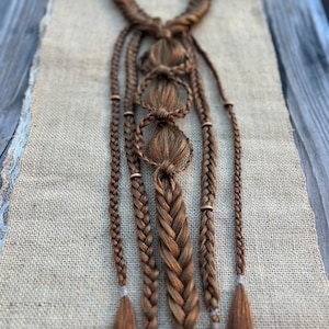 Red Haired Renaissance Hair Extension • Clip in • Princess Braid ...