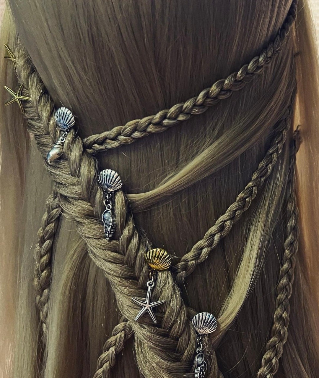 Mermaid Fishtail Braid Clip in Wedding - Etsy