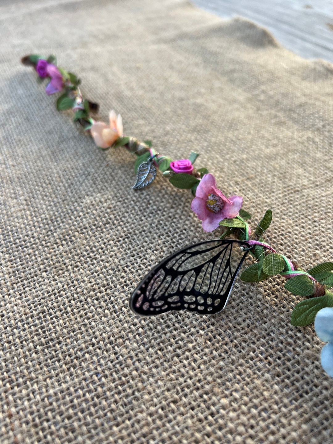 Fairy Loc | Flowered Fairy Dreadlock | Festival Hair Wrap | Various ...