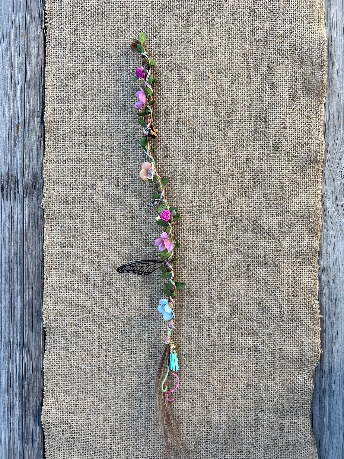 Fairy Loc | Flowered Fairy Dreadlock | Festival Hair Wrap | Various ...