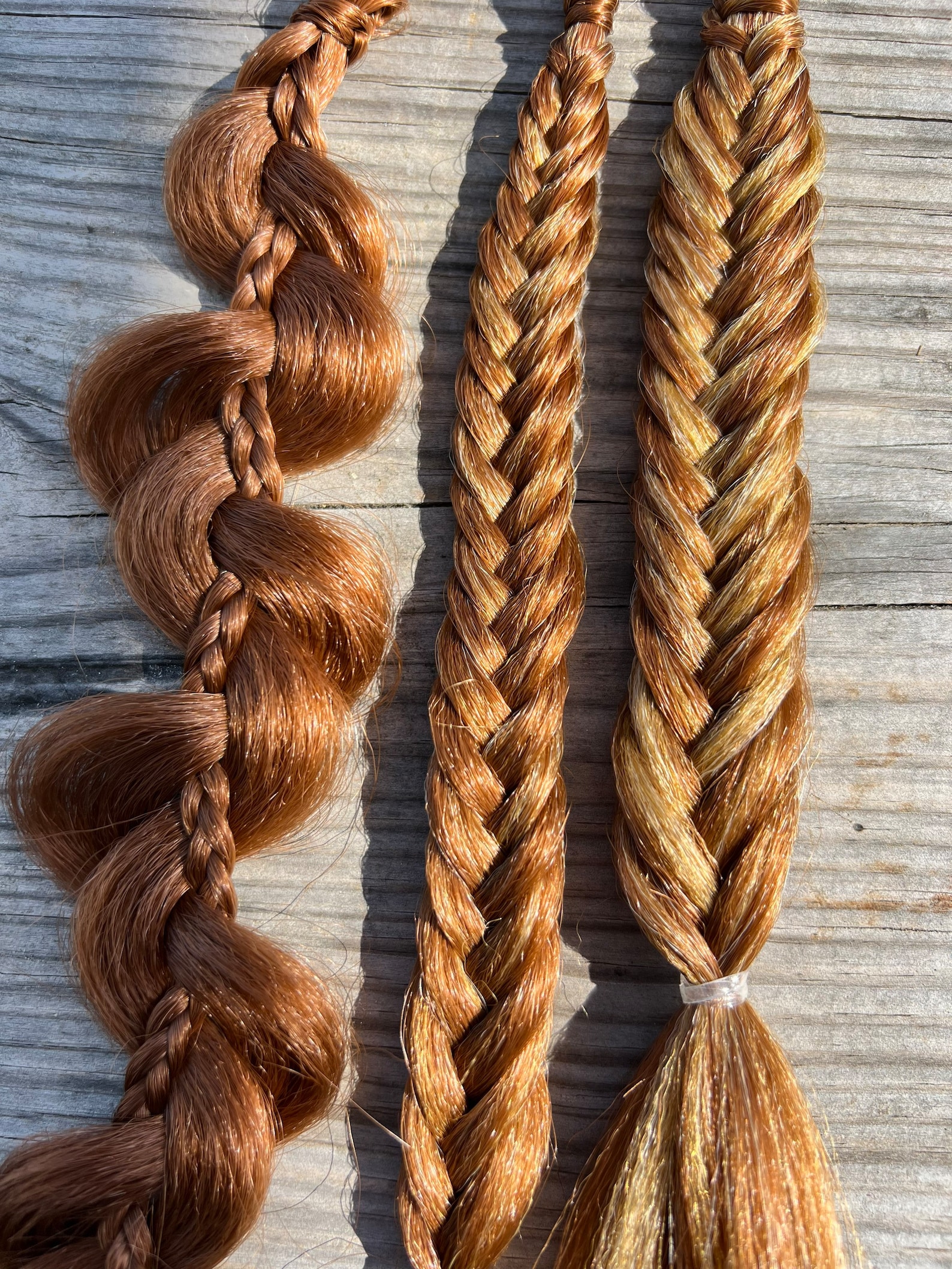 Red Hair Boho Braids With Viking Dreadlocks, Boho Braids, Boho Ponytail ...