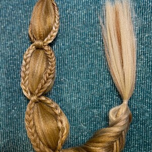 Braided Fishtail Ponytail Hair Extension • Viking • Festival • Wedding ...
