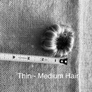 Messy Hair Bun Extension • Braided Ponytail Extension • Hair Scrunchies ...
