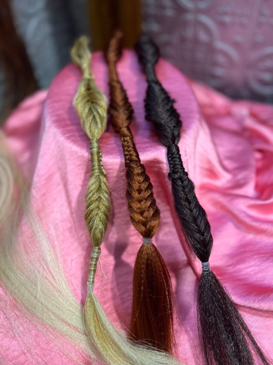 Clip in Rennaisance Braid • Various Hair Colors • Viking • Fantasy ...