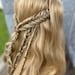 Renaissance Hair Extension • Clip in • Princess Braid • Wedding ...