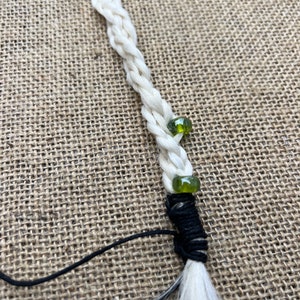 Clip-in Padawan Braid With Green Beads - Etsy