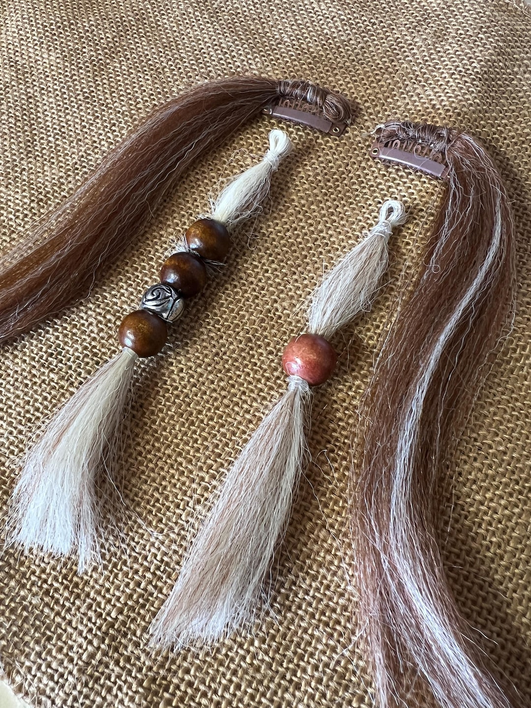 Slap Happy Braided Mustache Beard Clip-in • Cosplay • Renaissance ...