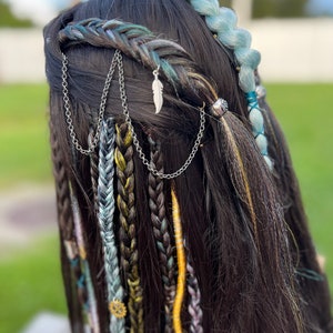 Apocalyptic Braids Pirate Hair Extensions Futuristic Hair - Etsy