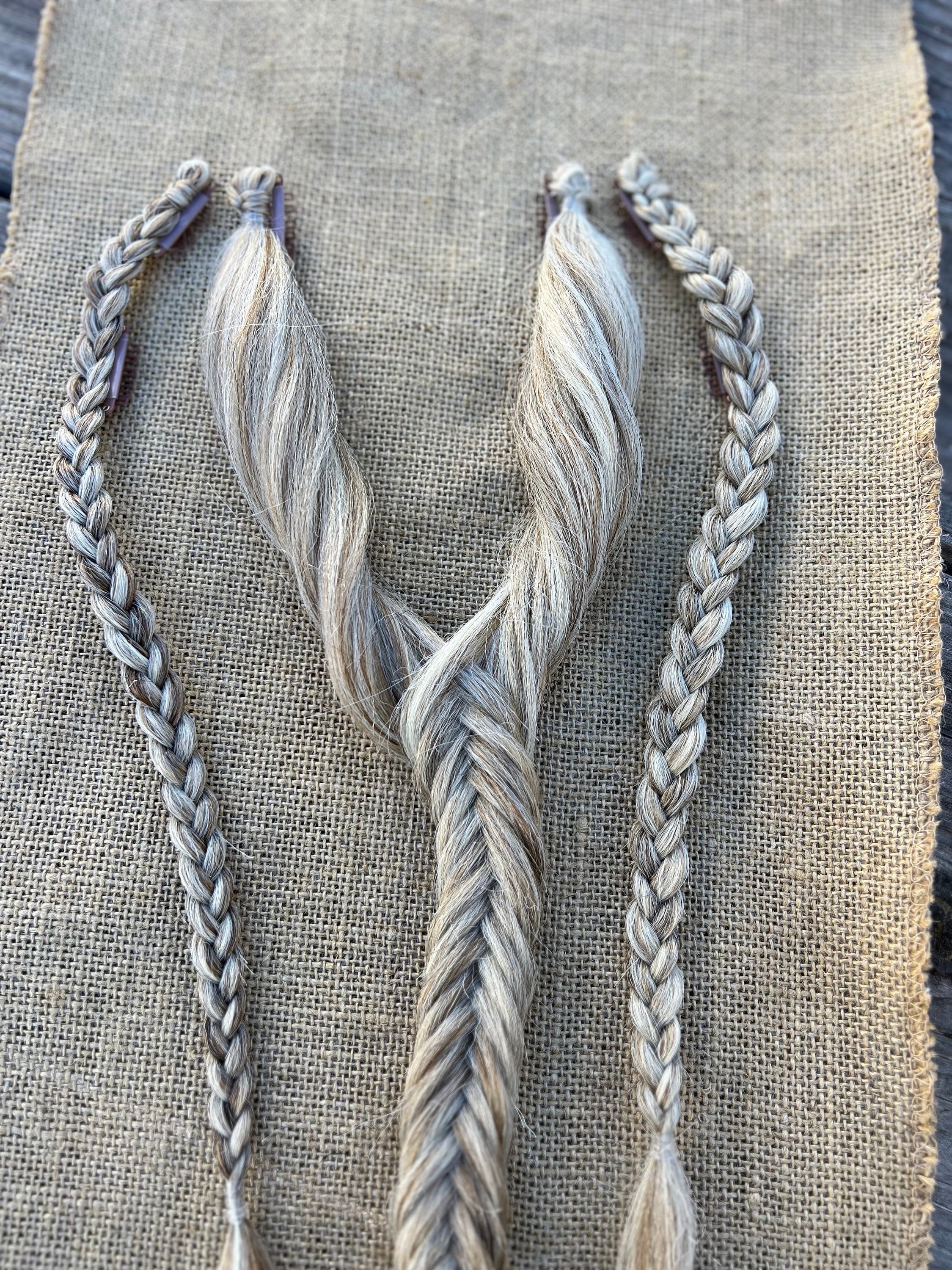 Elven Queen Wedding Hair • Clip in • Princess Braid • Wedding Hairpiece ...