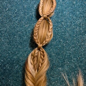 Braided Fishtail Ponytail Hair Extension • Viking • Festival • Wedding ...