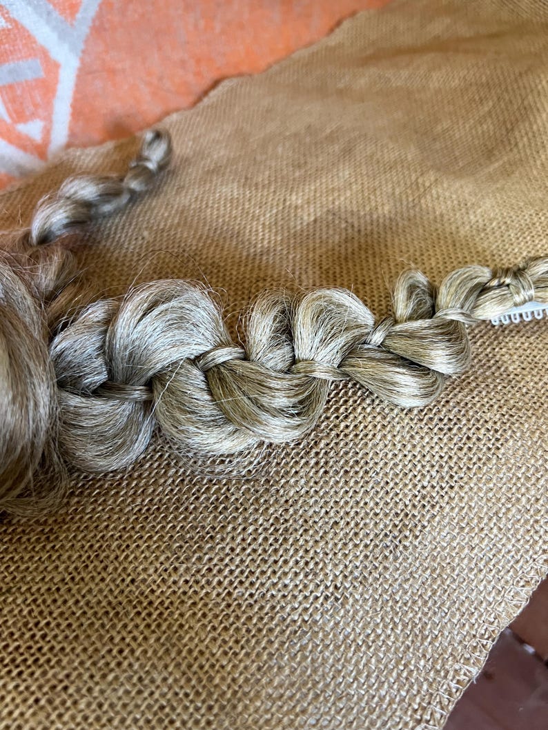 Boho Messy Braid mit Dutt Haarverlängerung • Clip In • Princess Braid ...