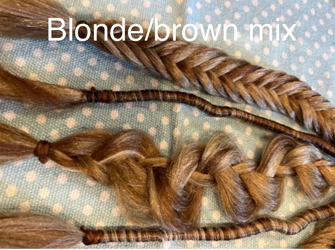 Bohemian Braids With Viking Dreadlocks (various Colors) • Ponytail Tie ...