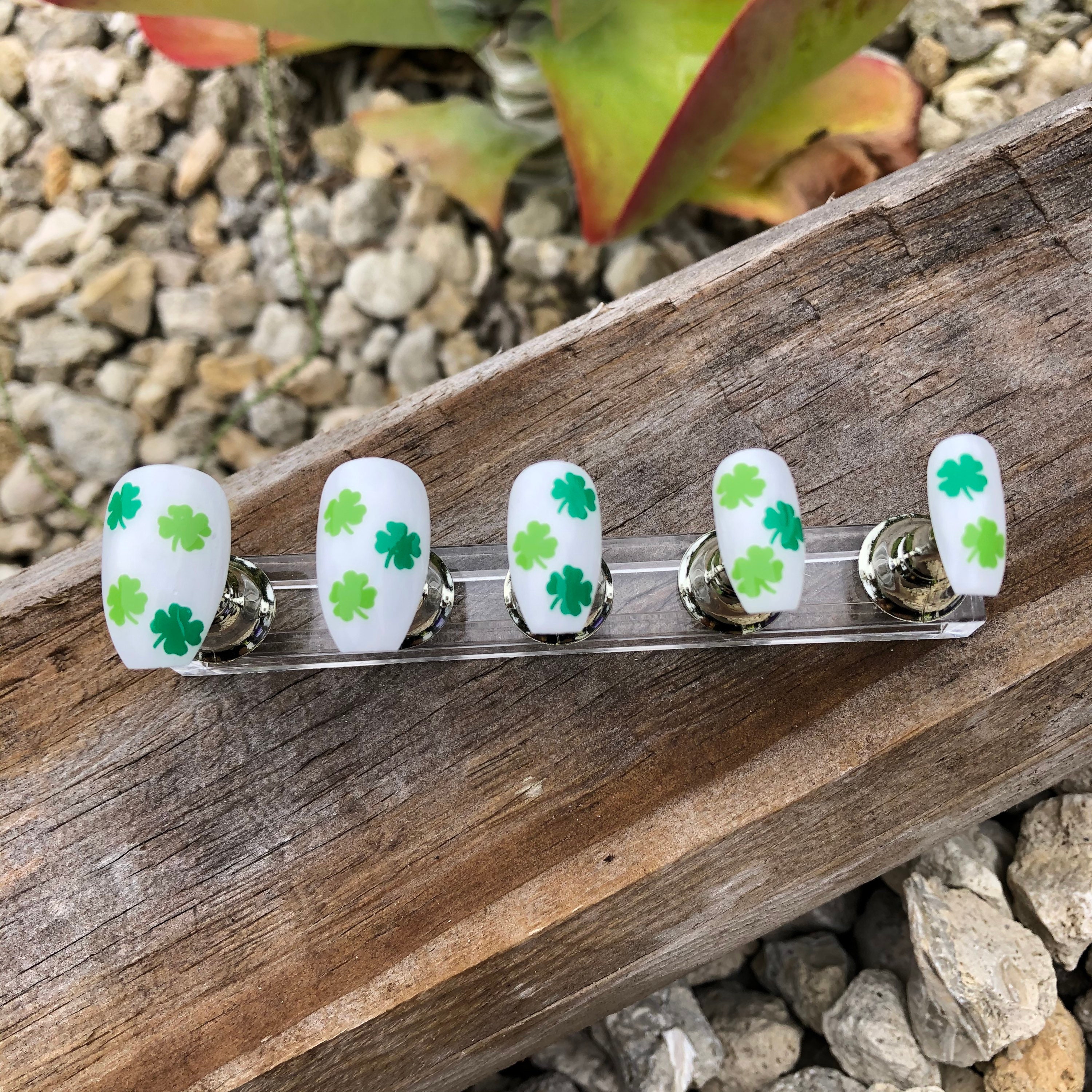 Clover Nail Art Decals/ Self Adhesive Nail Sticker/ Bullet Journal ...